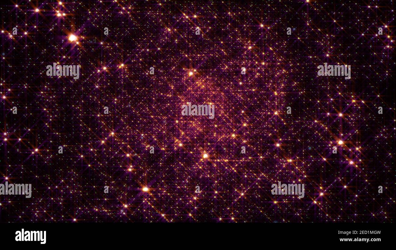Space background with stars abstract illustration render Stock Photo ...