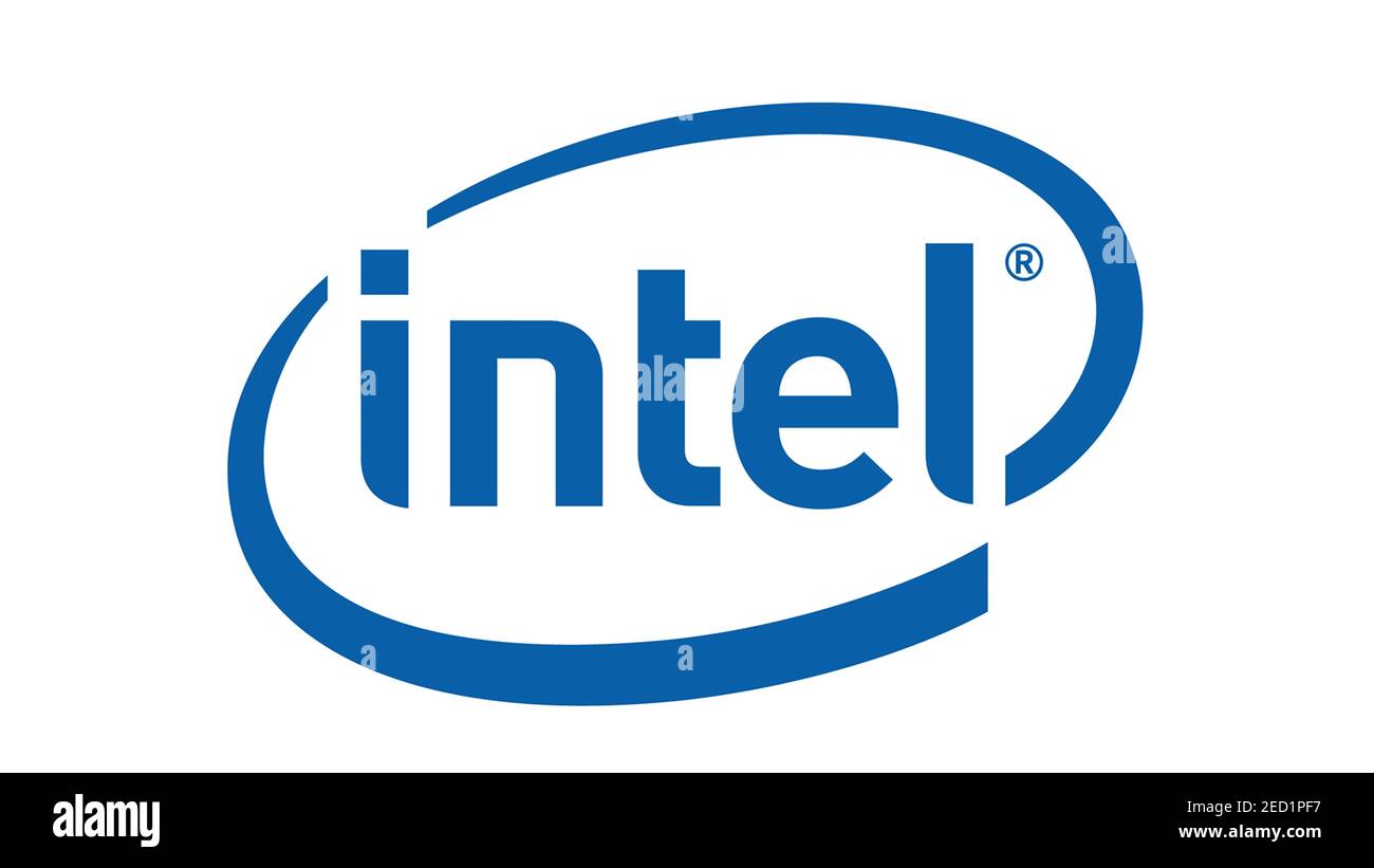 Intel logo hi-res stock photography and images - Alamy