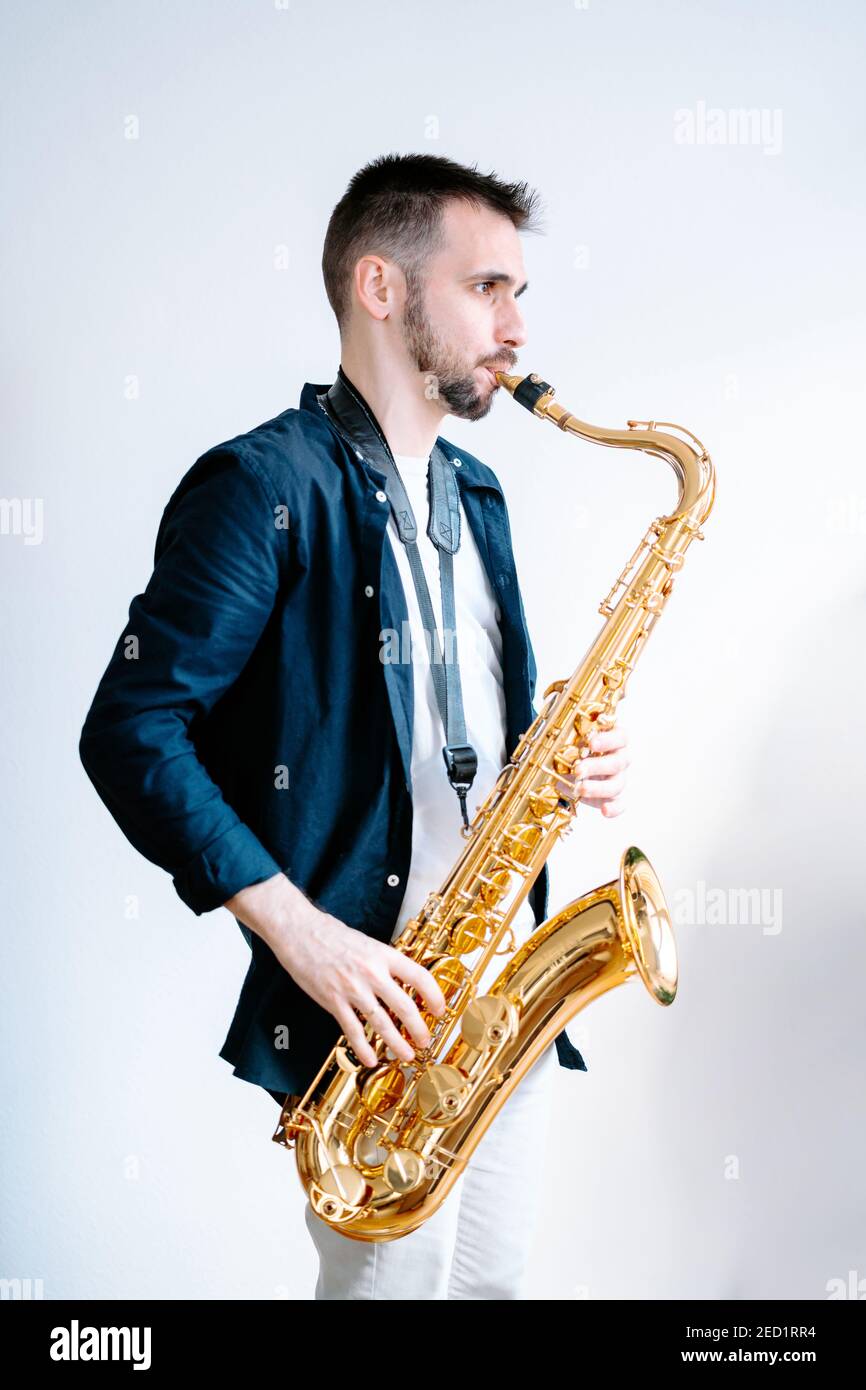 Saxophone fantasy hi-res stock photography and images - Alamy