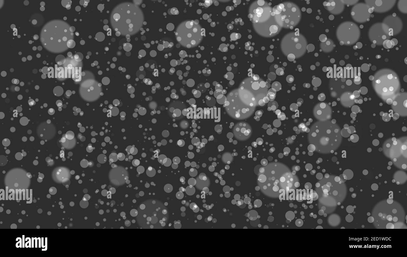 abstract bokeh background, gray particles illustration Stock Photo - Alamy