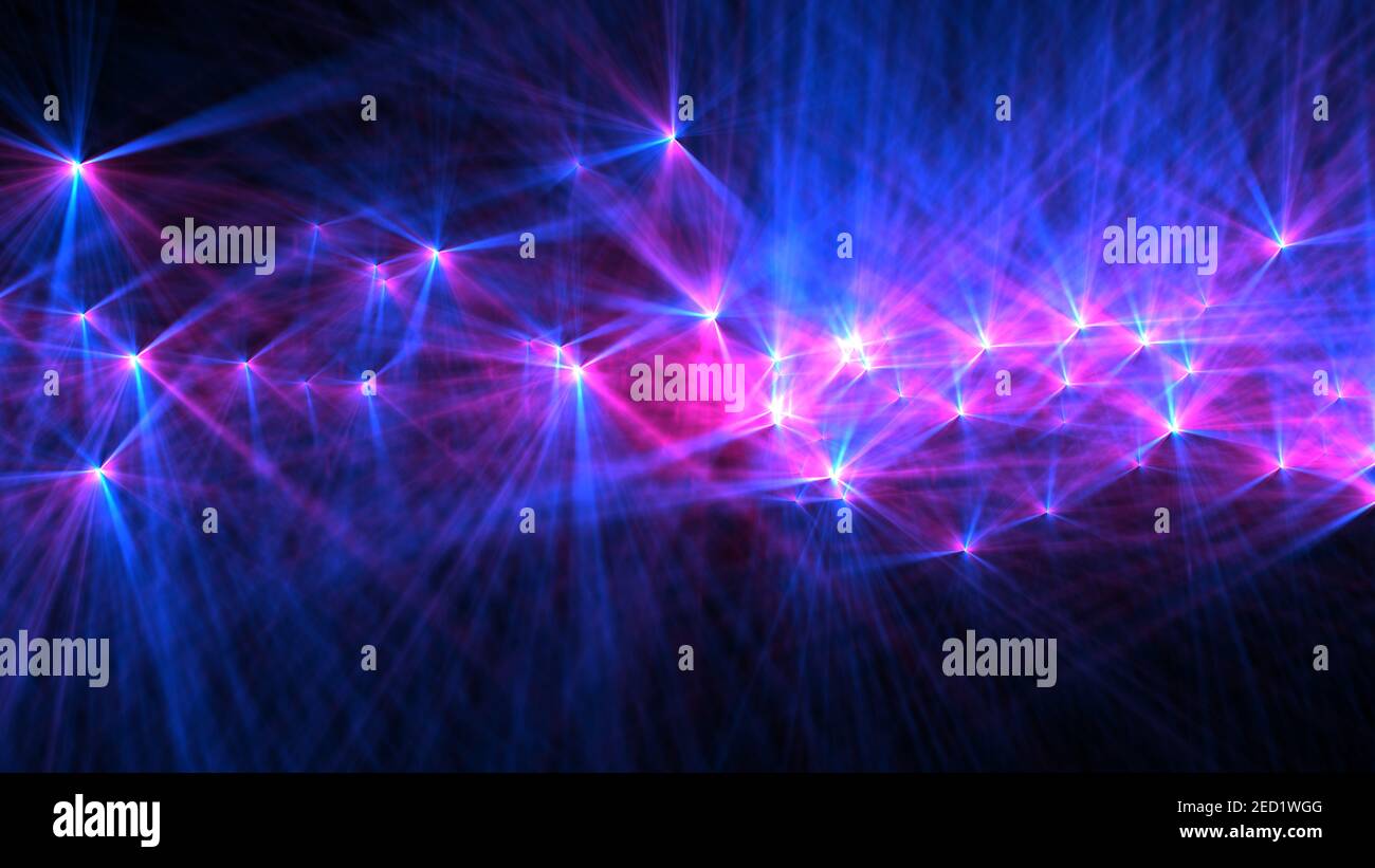 light lens ray dust in space illustration Stock Photo - Alamy