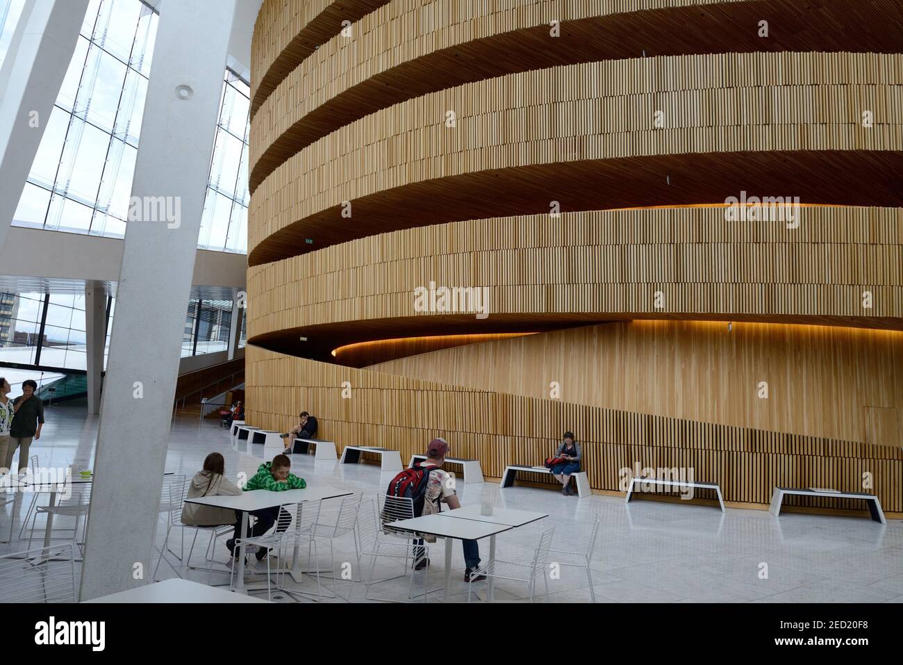 New Opera House, interior, Oslo, Norway Stock Photo - Alamy