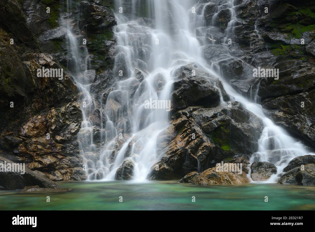 Valle Verzasca near Sonogno, Froda Waterfall, Froda, Ticino ...
