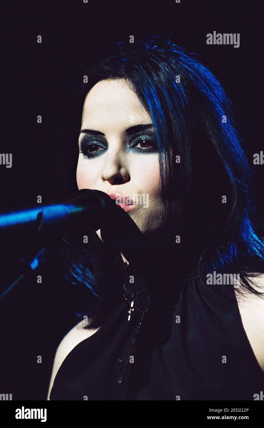 The Corrs in concert during their 'Blue' world tour held at Wembley ...