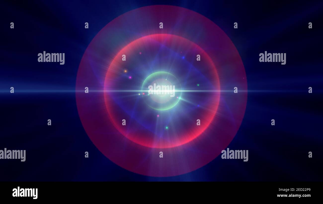 atom light ray glow abstract, 3d render illustration Stock Photo - Alamy