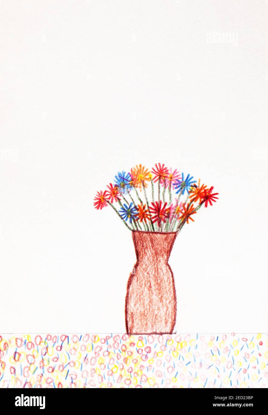 Little Kid Drawings Flowers