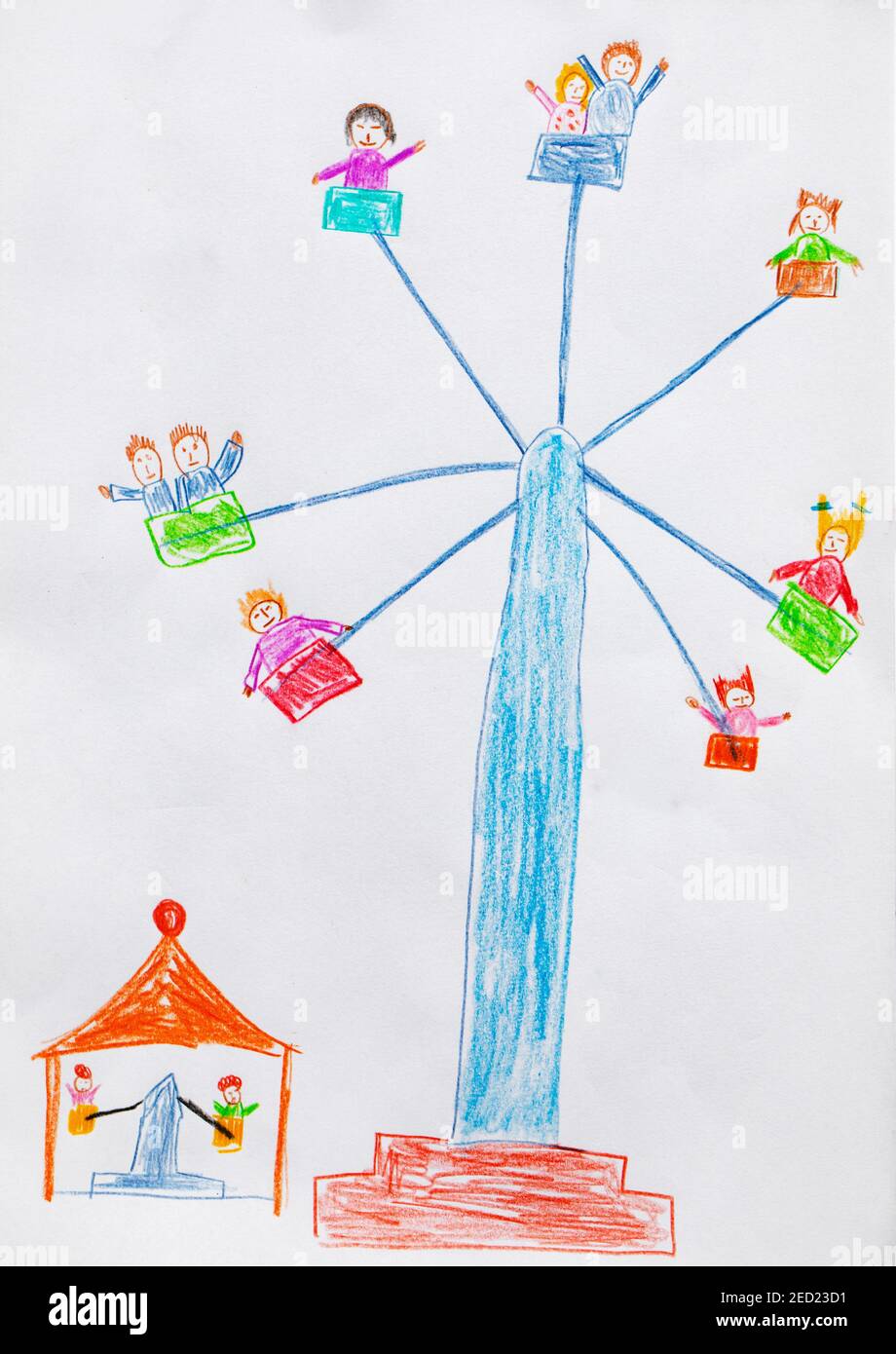 Merry Go Round Park Drawing