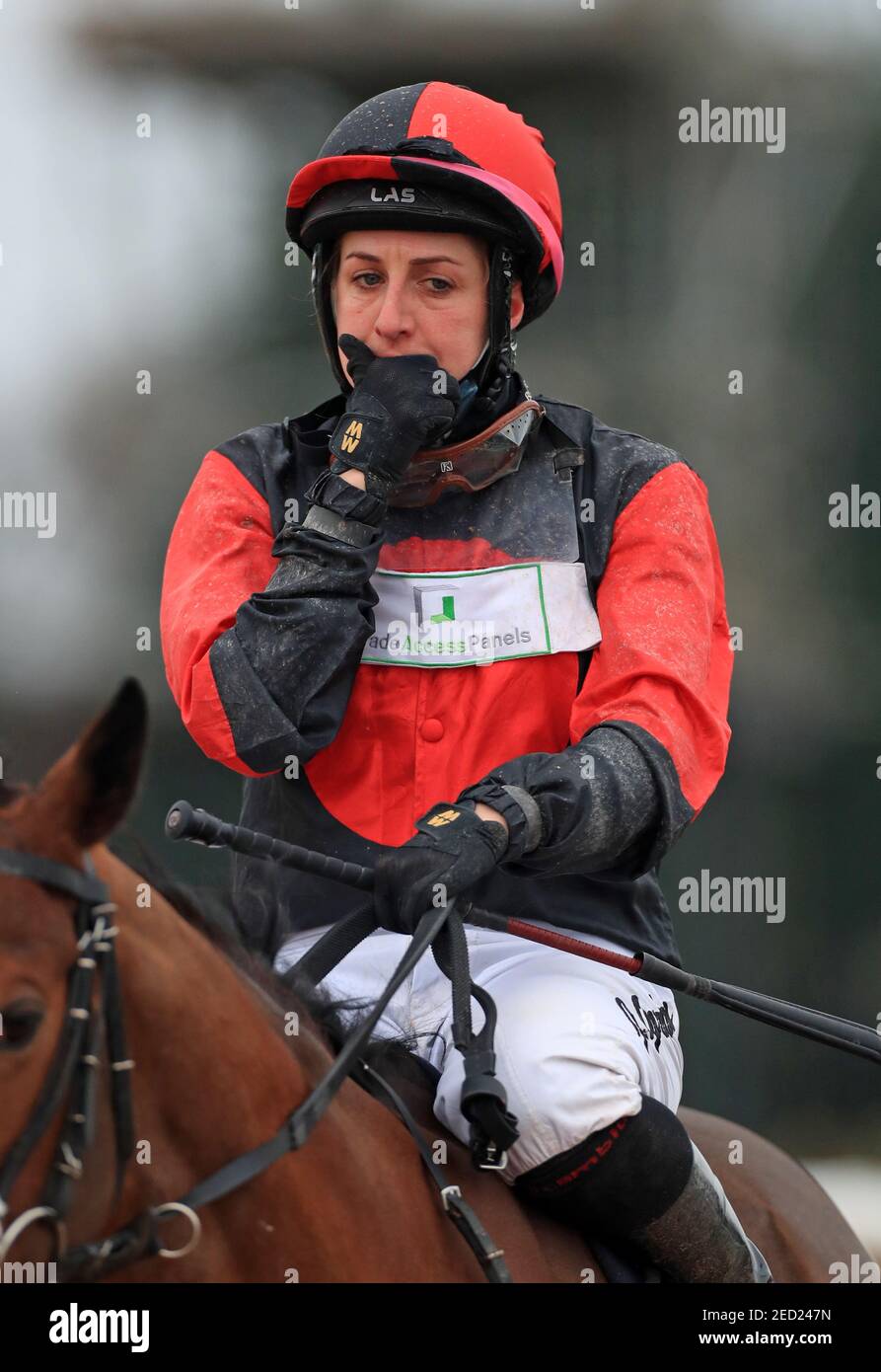 Jockey Josephine Gordon at Southwell Racecourse. Picture date: Sunday ...