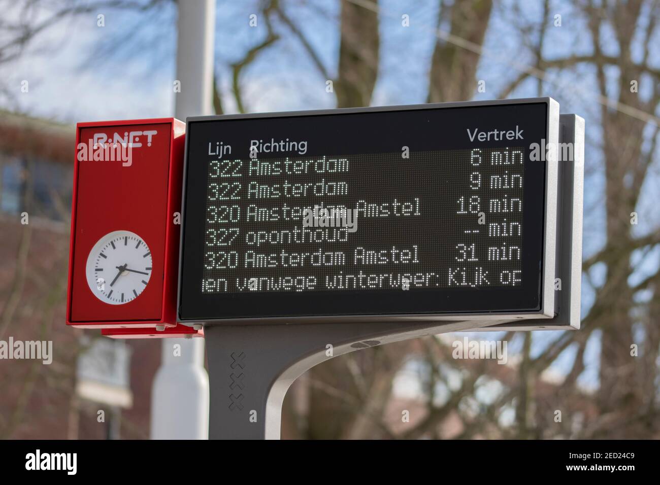 Bus time table hi-res stock photography and images - Alamy