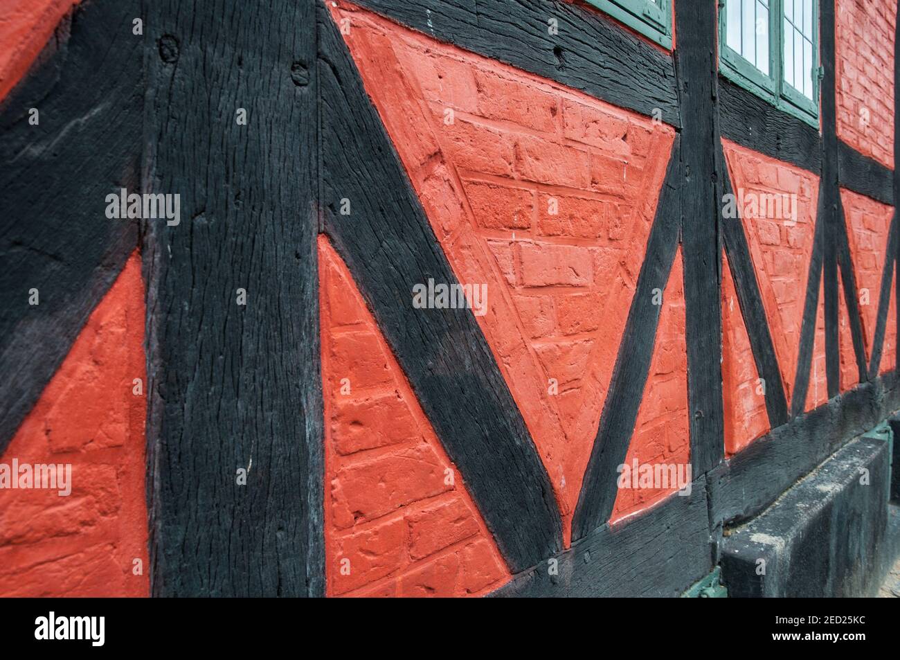 Timber frame with brick infill hi-res stock photography and images - Alamy