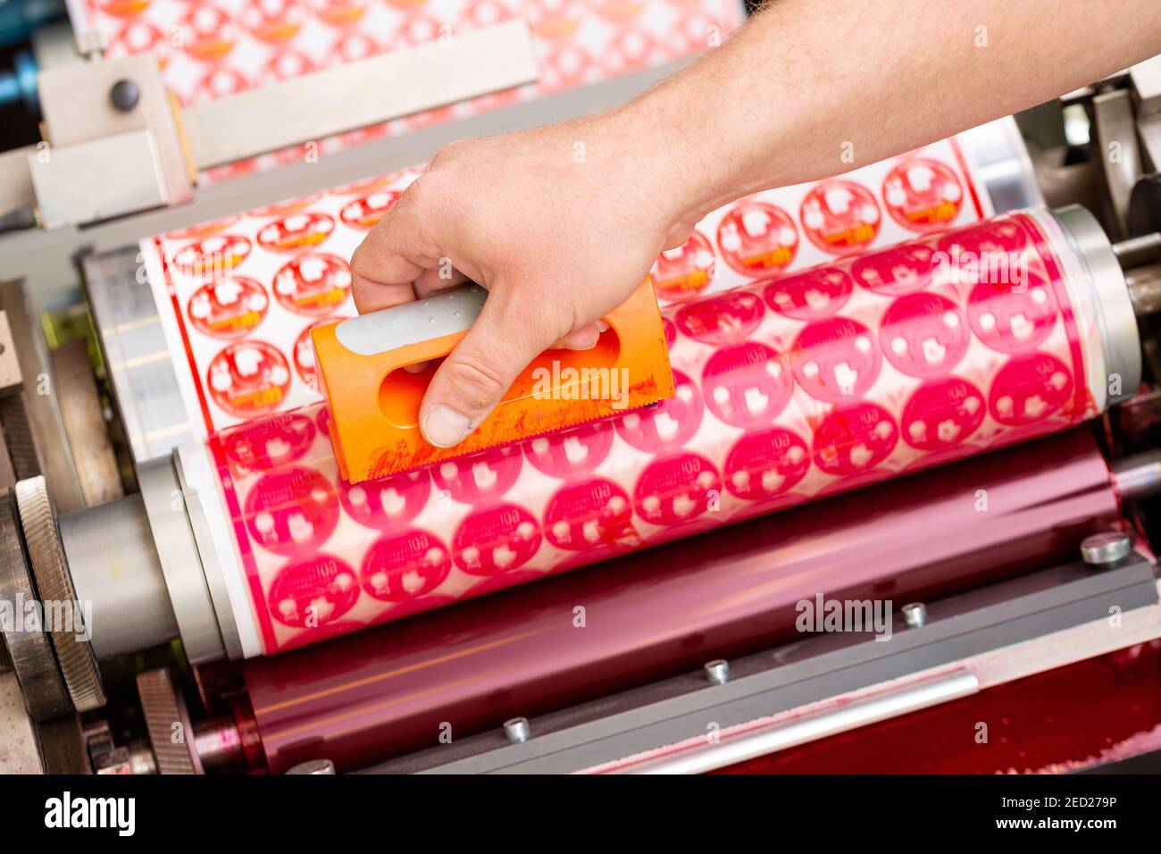 Printing plate cylinder hi-res stock photography and images - Alamy