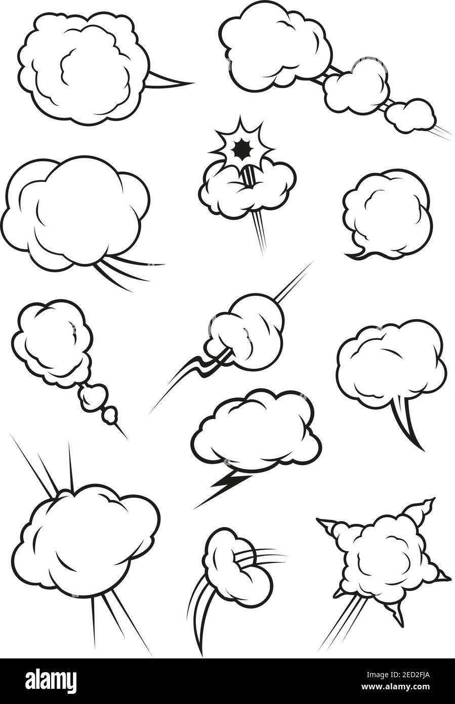 Cartoon cloud icons in Stock Vector Images - Alamy