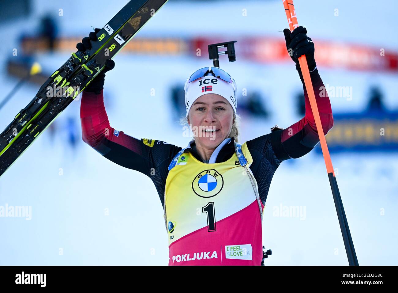 Pokljuka, Slovenia. 14th Feb, 2021. Biathlon: World Championship ...