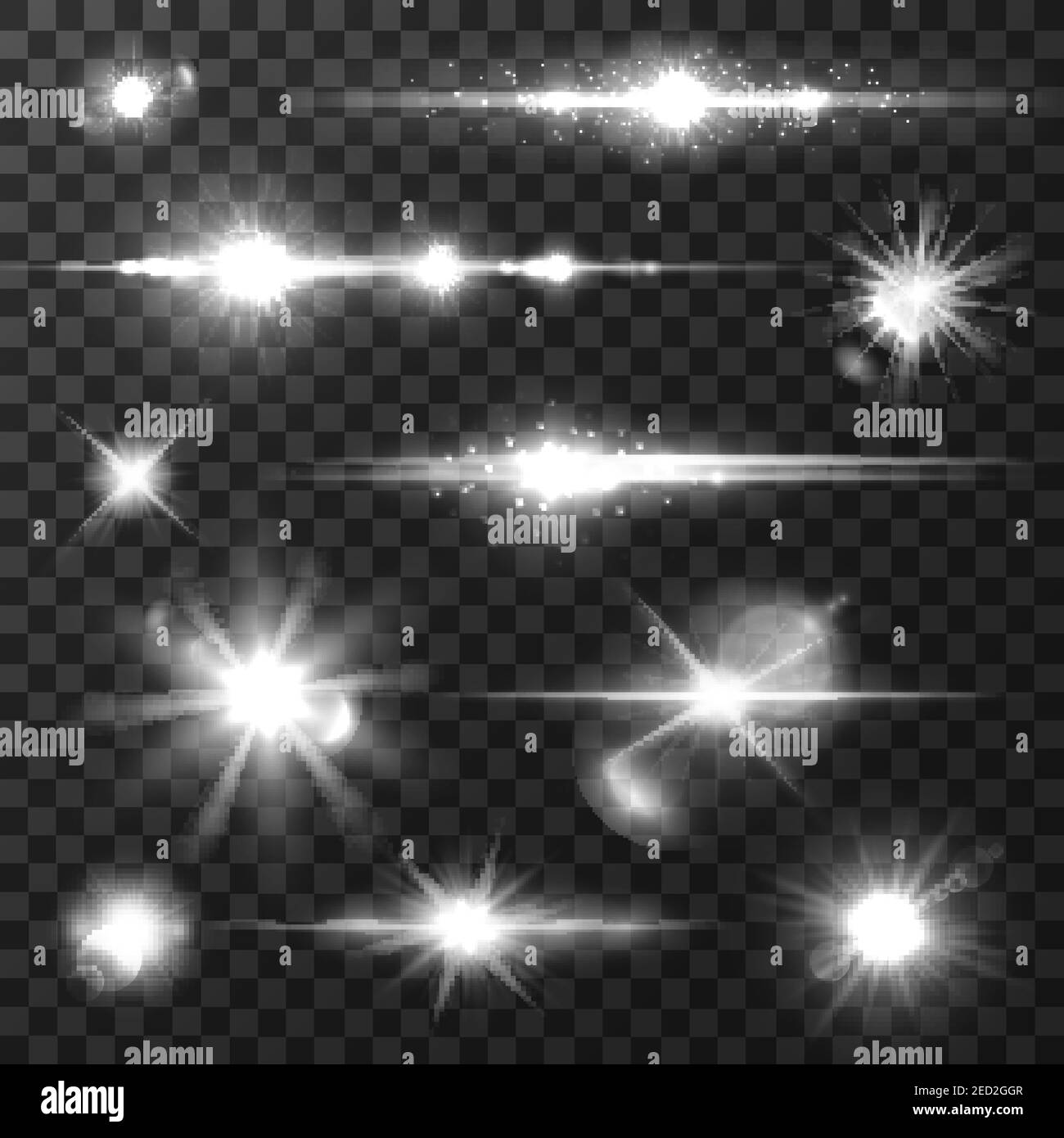 Lens flare rays Black and White Stock Photos & Images - Alamy