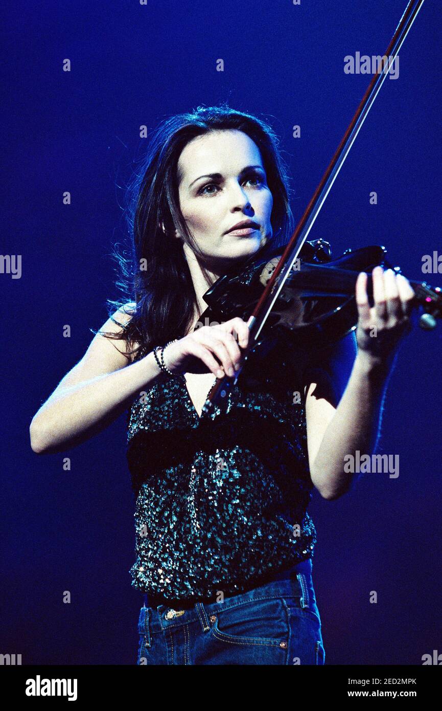 The Corrs in concert during their 'Blue' world tour held at Wembley ...