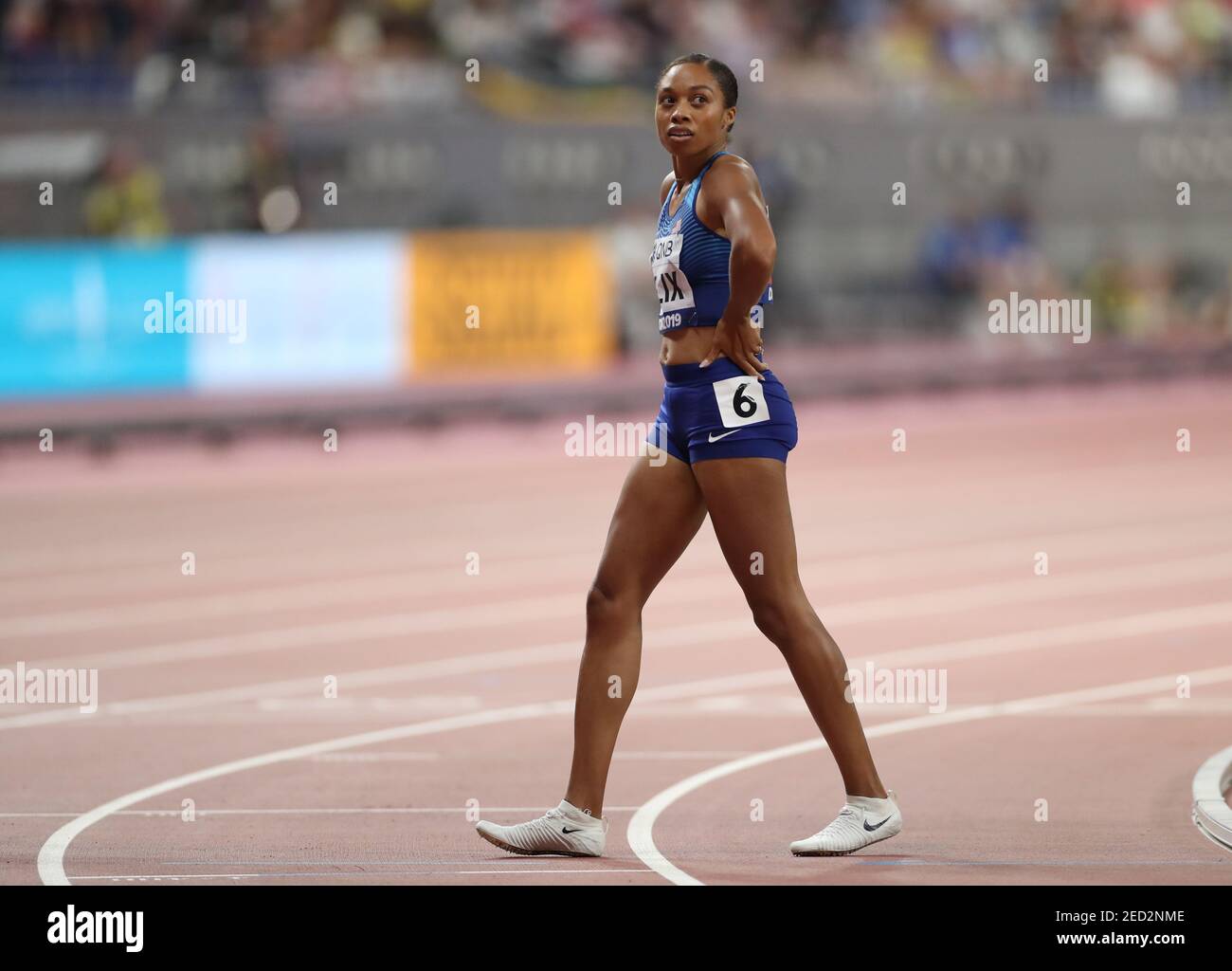 Allyson felix doha hi-res stock photography and images - Alamy