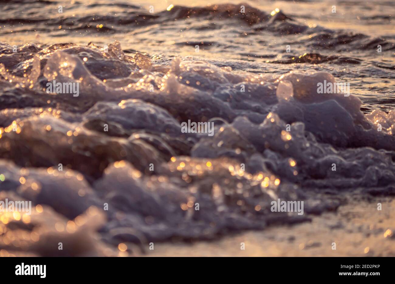 wave splash sea beach macro, close up Stock Photo - Alamy