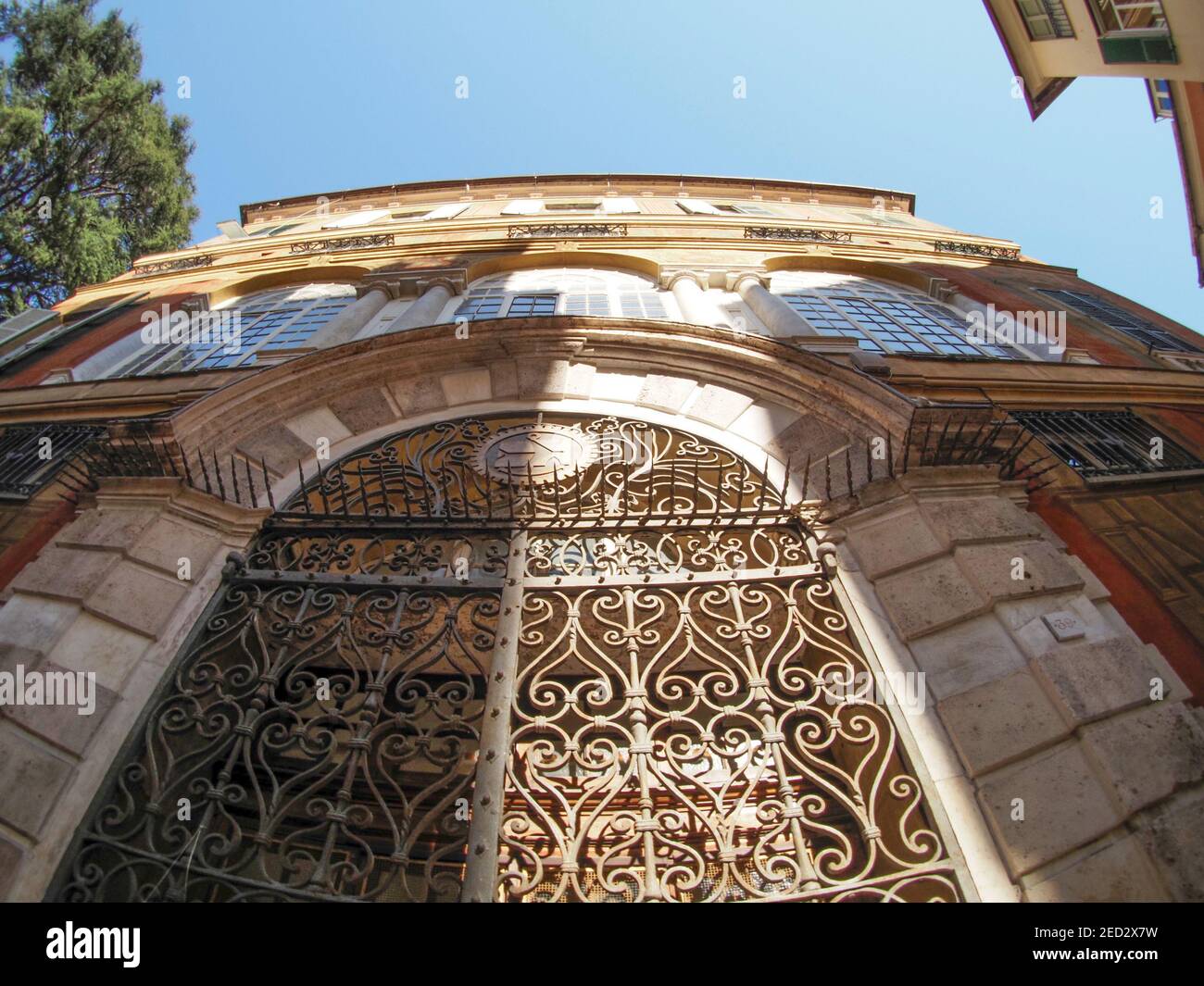 genoa historic palace and buildings in old town view Stock Photo - Alamy
