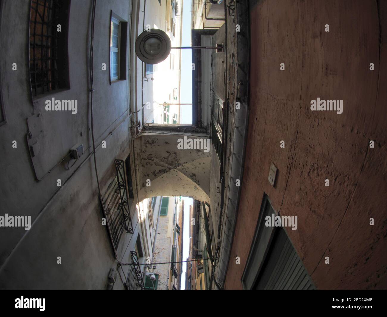 genoa historic palace and buildings in old town view Stock Photo - Alamy