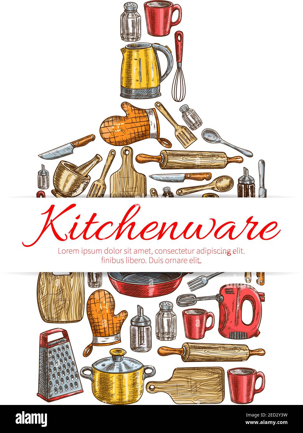 Kitchenware sign. Vecttor symbol of kitchen and cooking utensils in ...