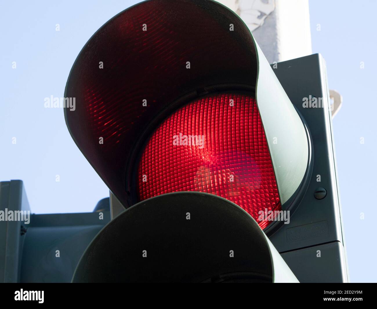 traffic light red stop detail close up Stock Photo - Alamy