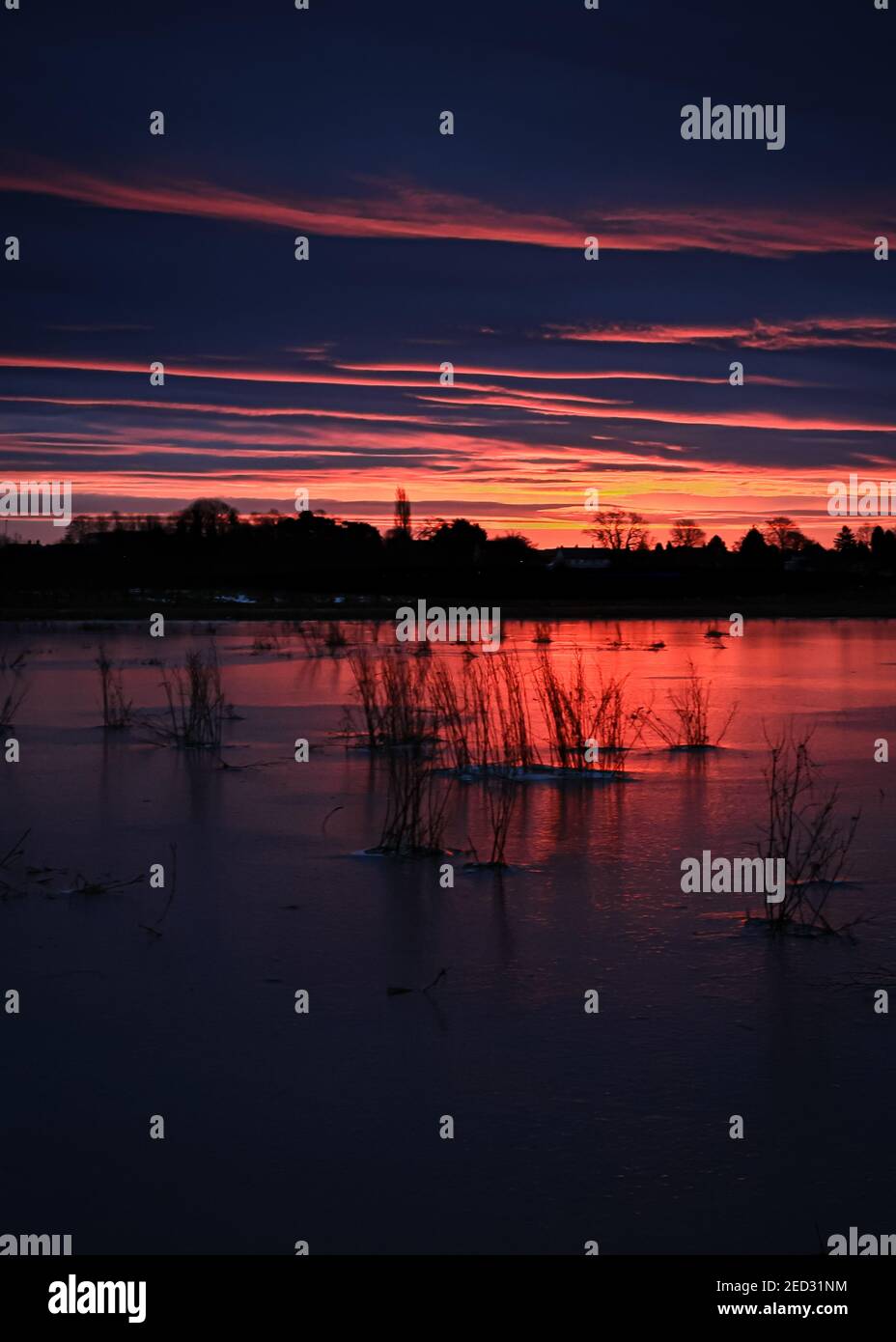 Storms, sunset and sunrise uk Stock Photo - Alamy