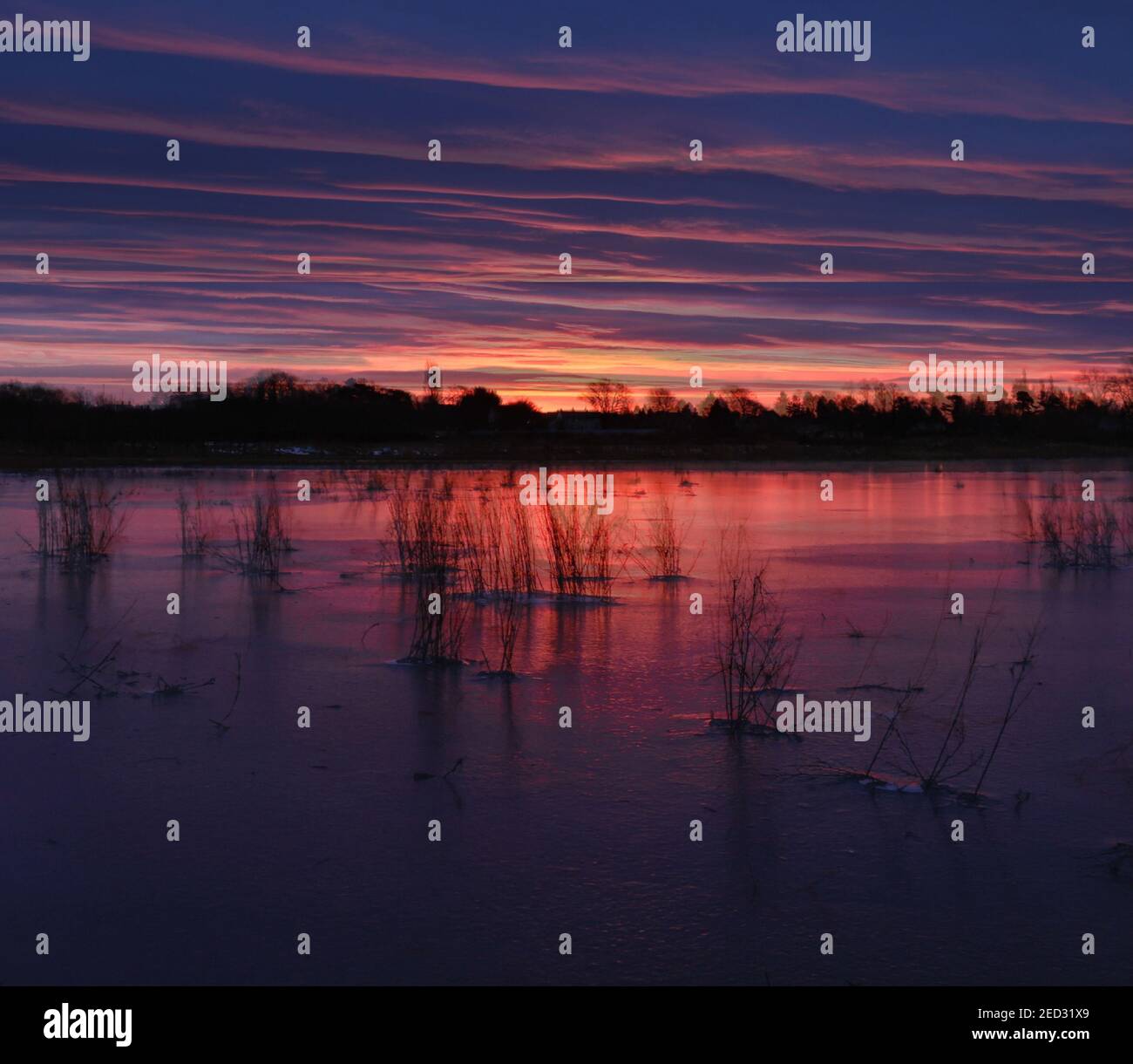 Storms, sunset and sunrise uk Stock Photo - Alamy