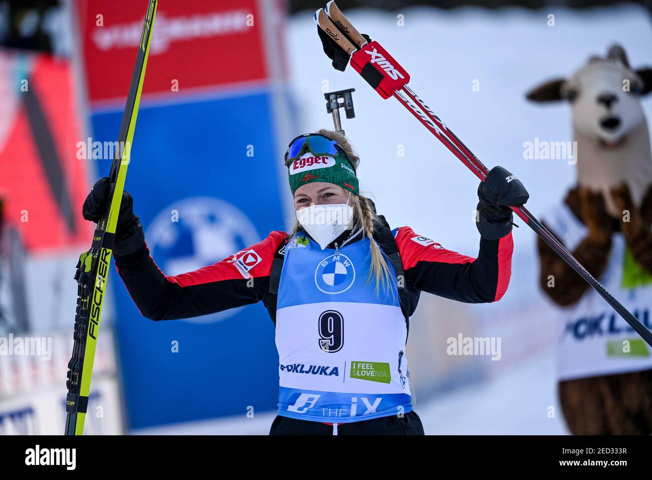 Pokljuka, Slovenia. 14th Feb, 2021. Biathlon: World Championship ...