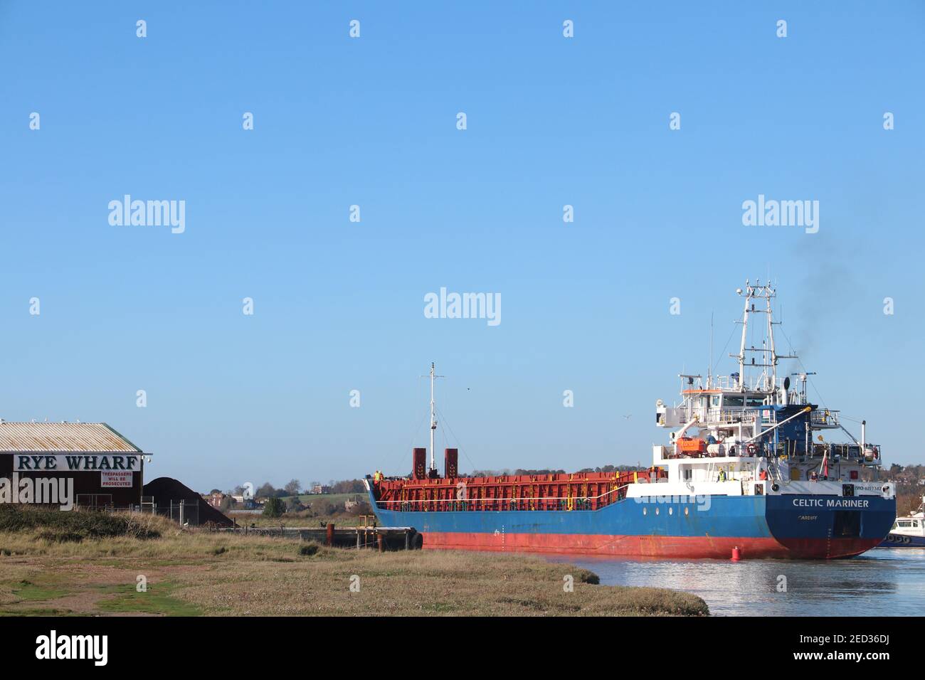 CELTIC MARINER CARGO SHIP AT RASTRUM LTD AT RYE WHARF Stock Photo - Alamy