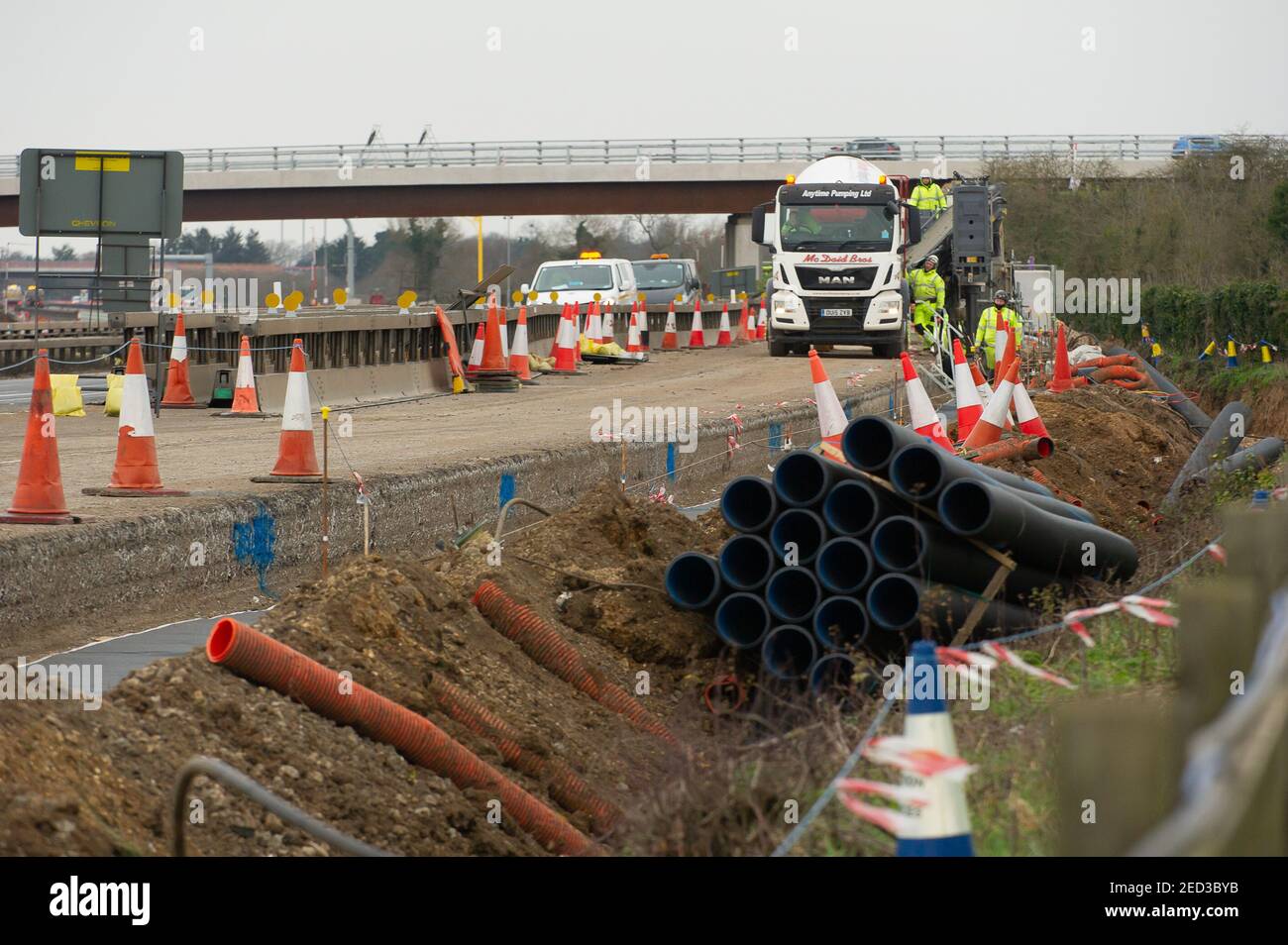 M1 junction 6 hi-res stock photography and images - Alamy