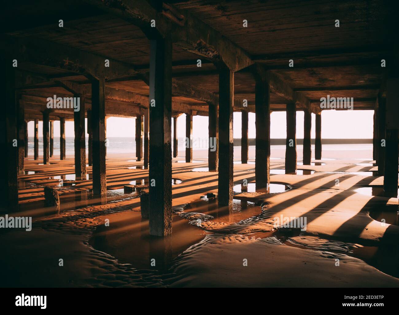 Under the Pier Stock Photo - Alamy
