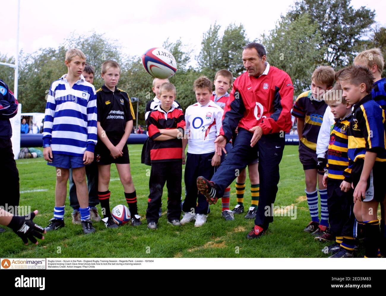 Rugby coach kids hi-res stock photography and images - Alamy