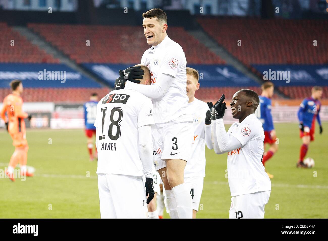 14.02.2021, Zurich, Letzigrund Stadium, Soccer Super League: FC Zurich ...