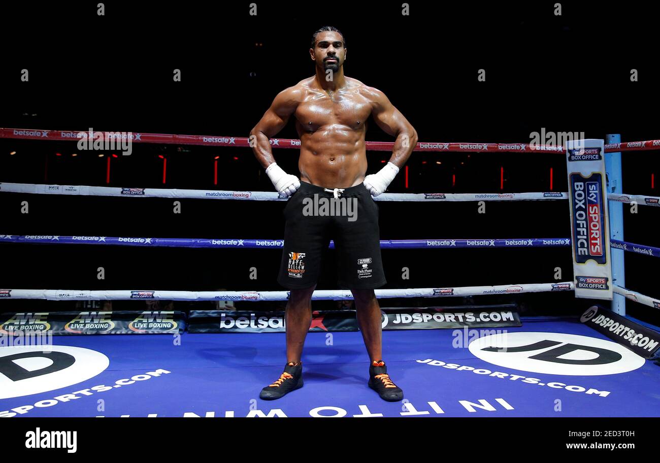 David haye poses hi-res stock photography and images - Alamy