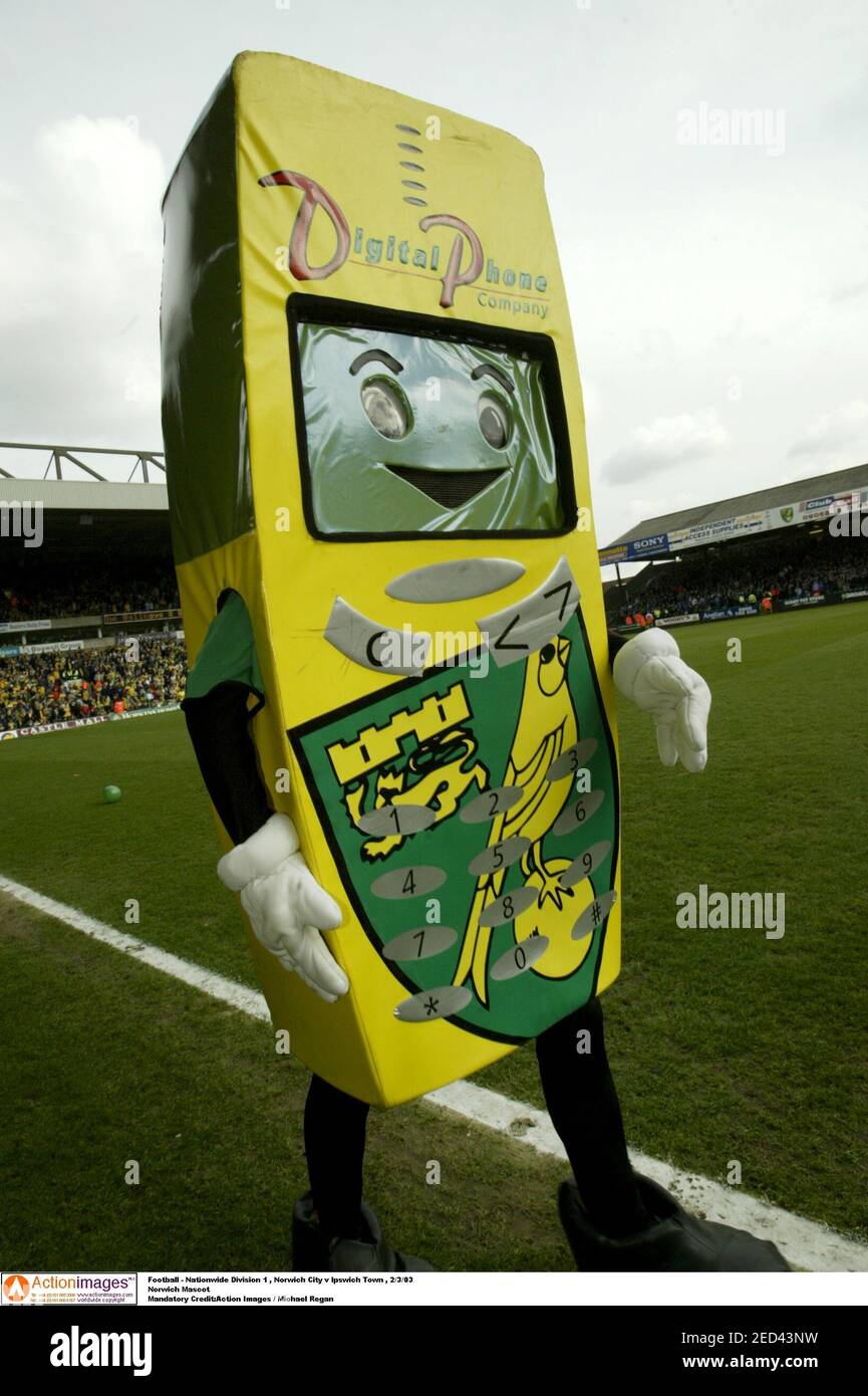 Norwich city mascot hi-res stock photography and images - Alamy