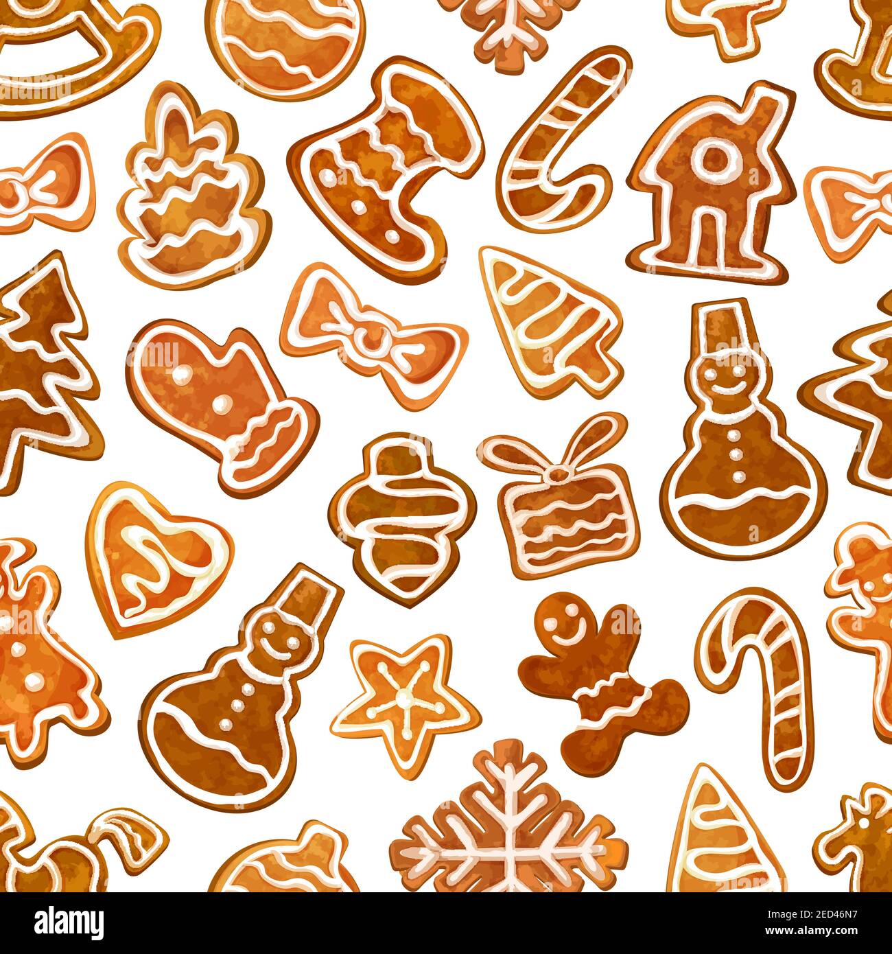 Glazed ginger Stock Vector Images - Alamy
