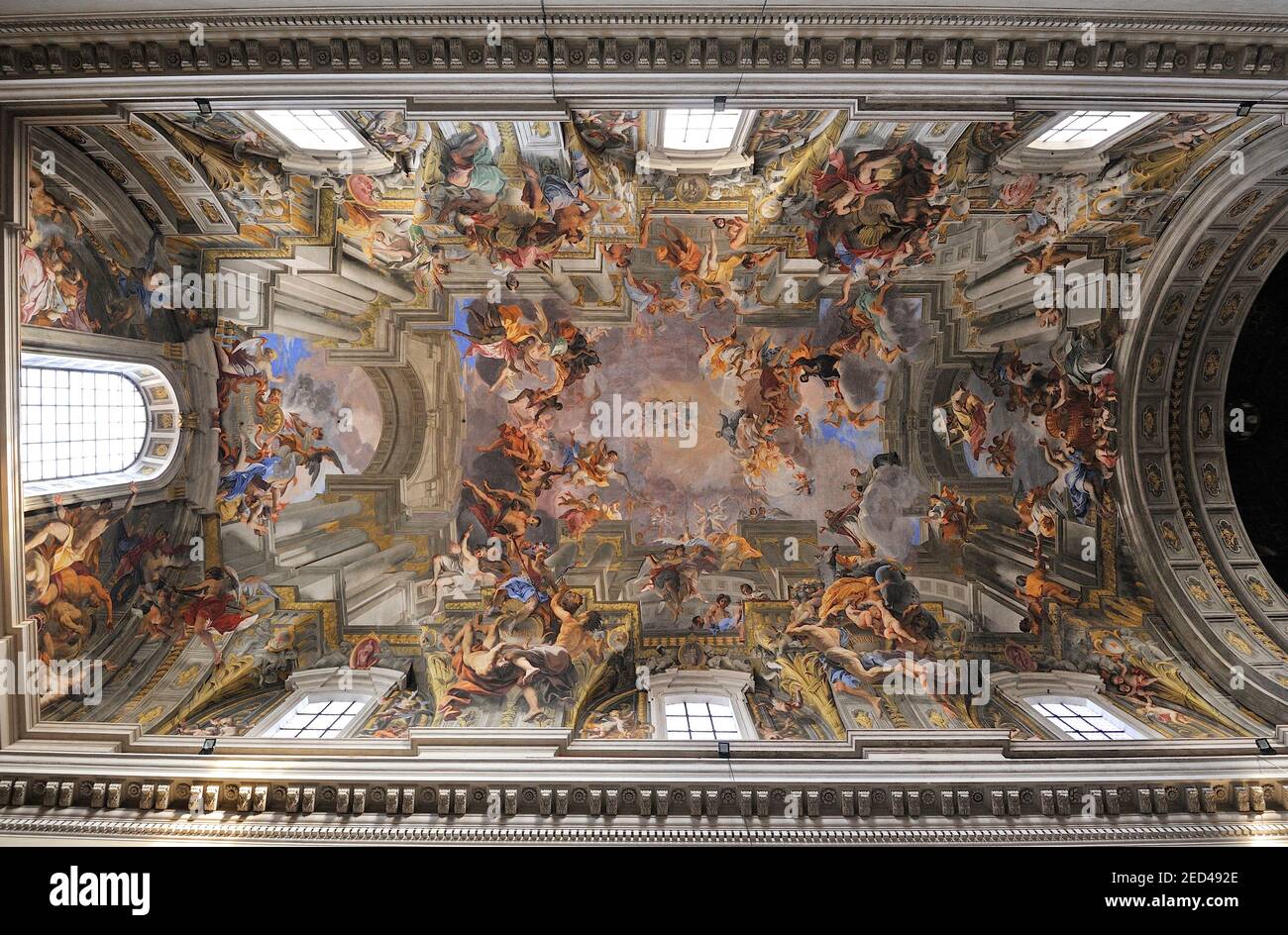 Ceiling in the church of st ignazio hi-res stock photography and images ...