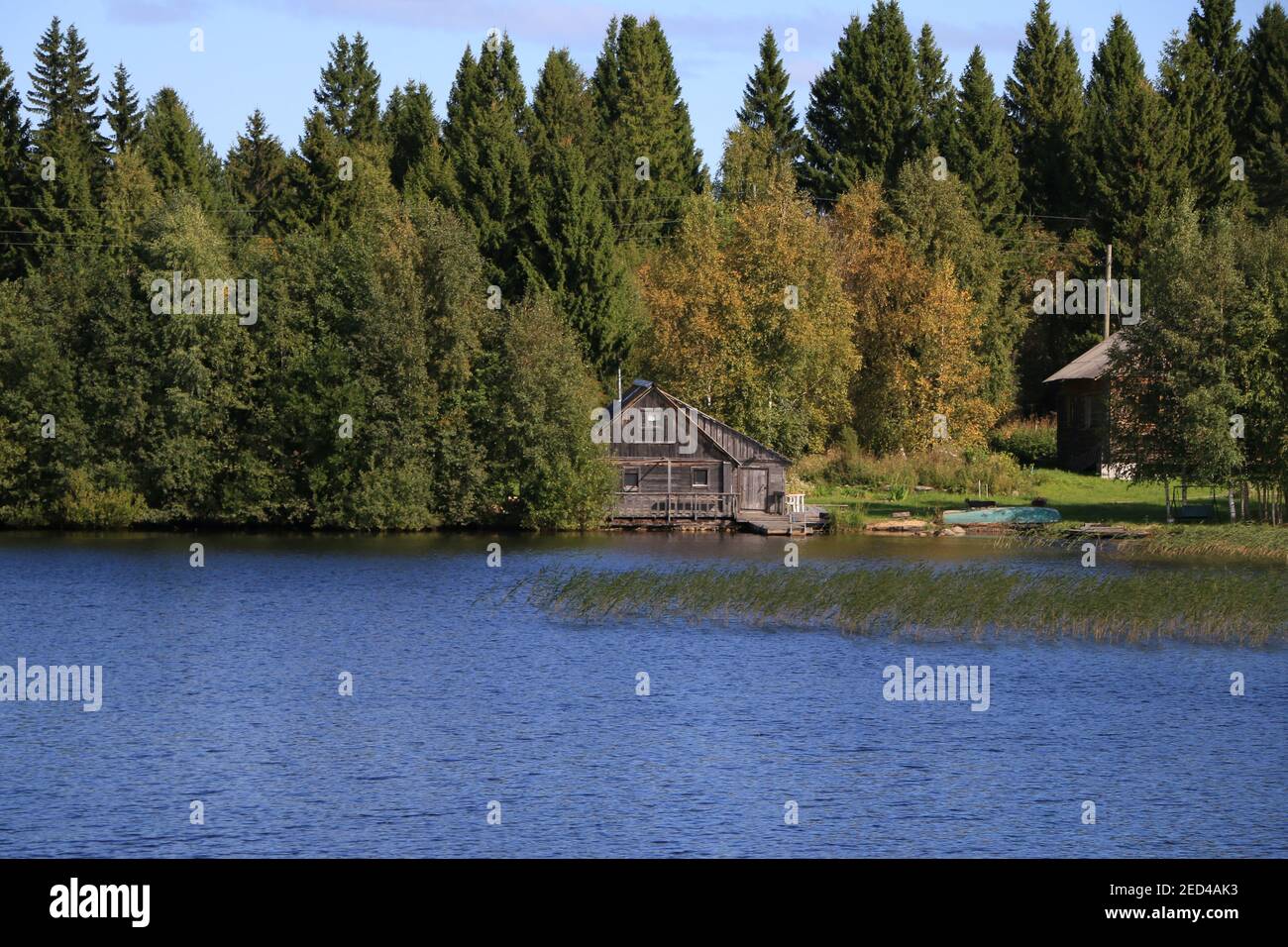 Remote Villages and Houses near Kizhi, Russia Stock Photo - Alamy