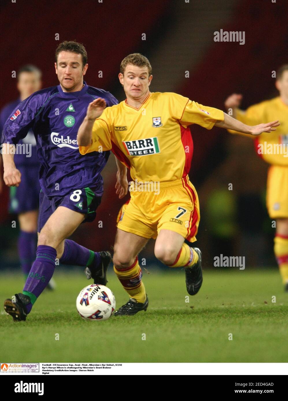 Grant brebner of hibernian hi-res stock photography and images - Alamy