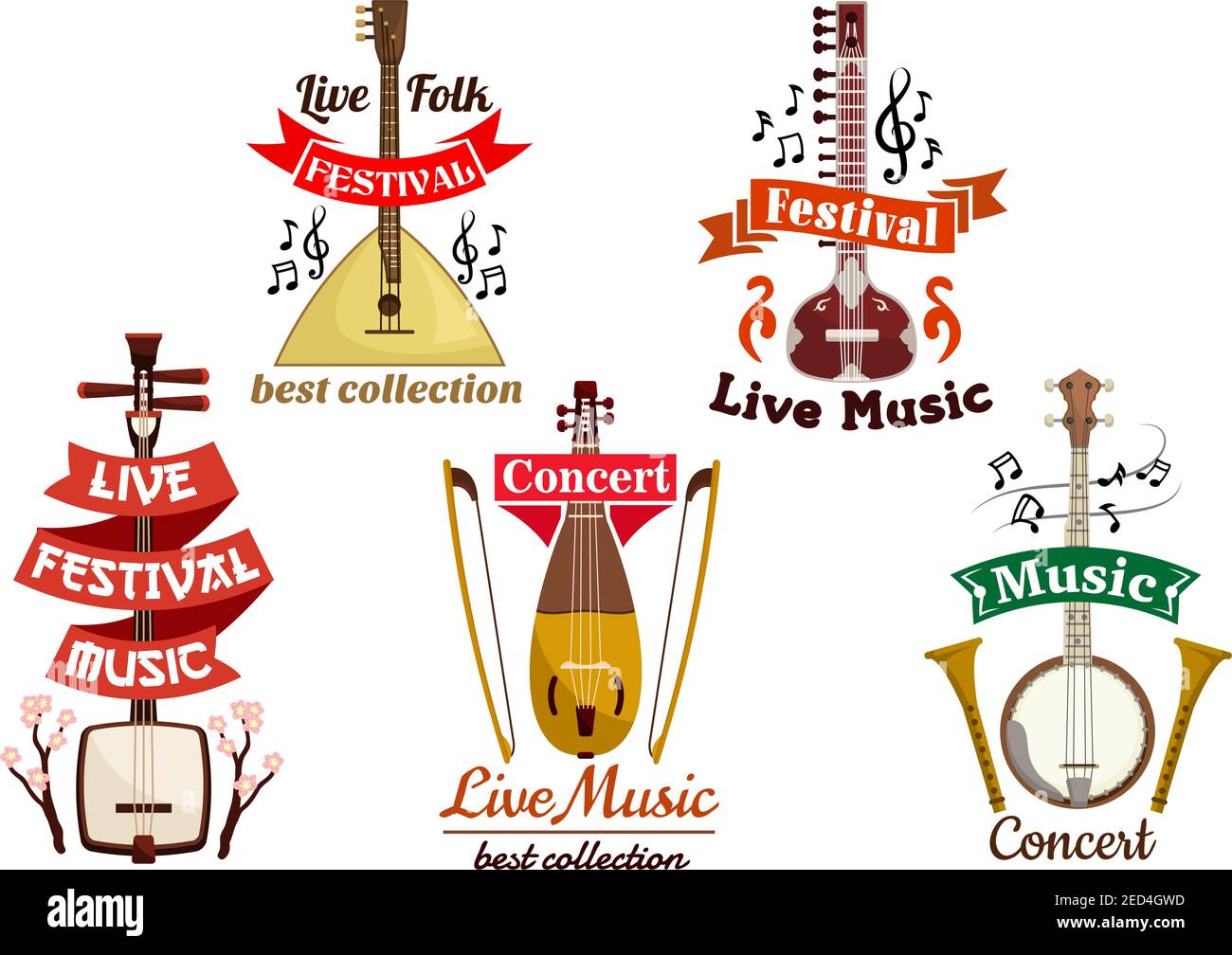 Portuguese folk music Stock Vector Images - Alamy