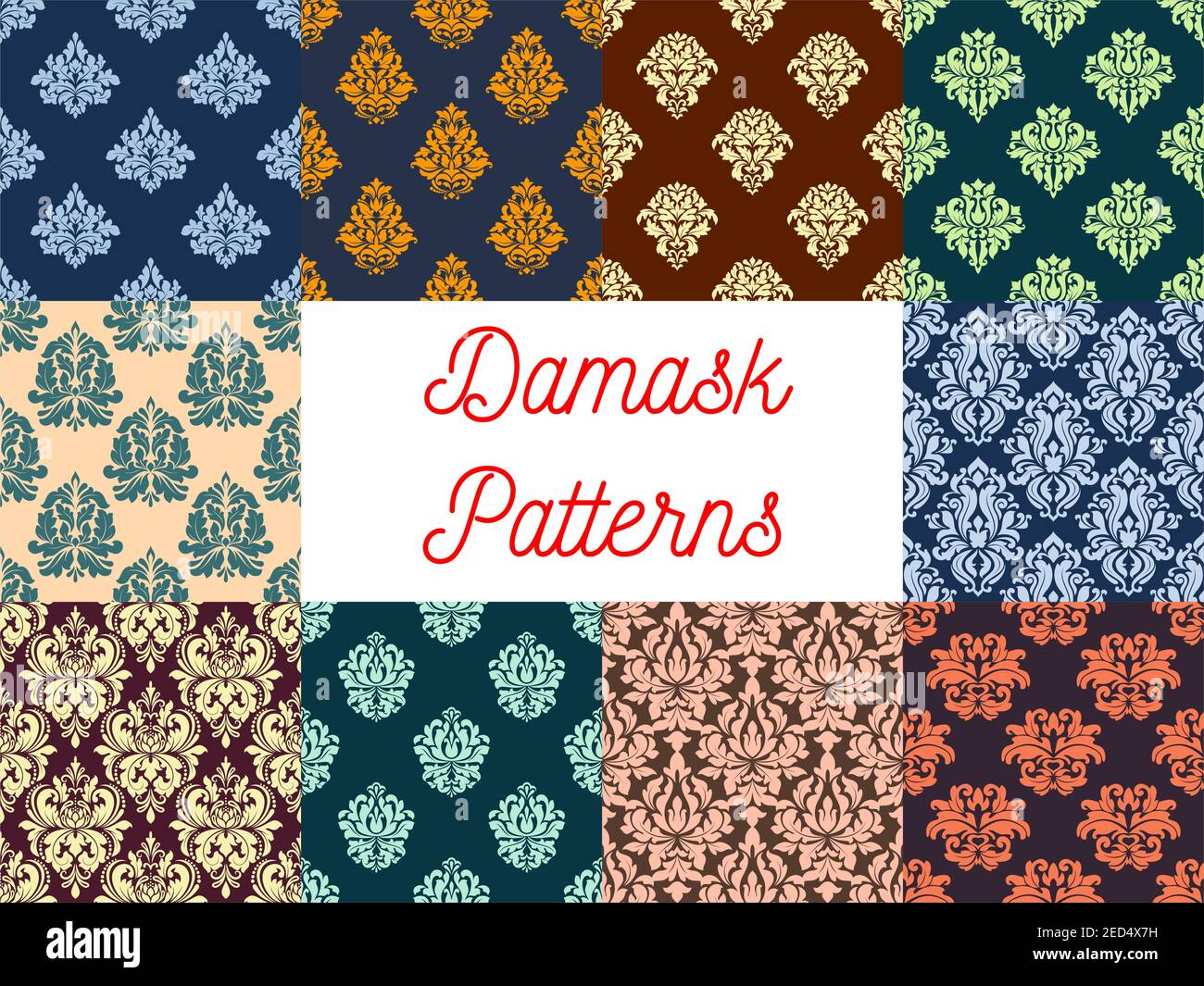 Black wallpaper royal floral patterns hi-res stock photography and ...