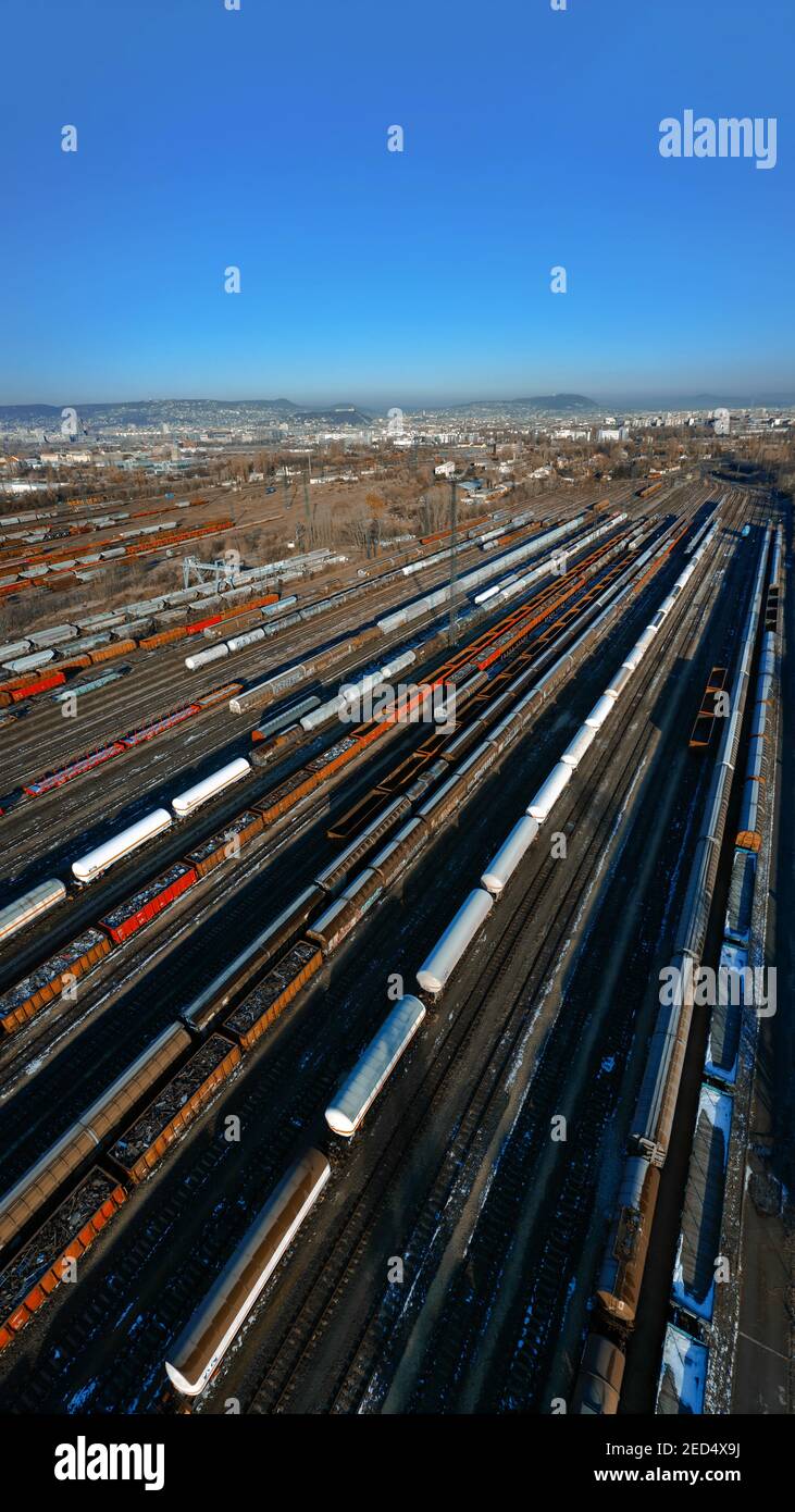 Empty railyard hi-res stock photography and images - Alamy