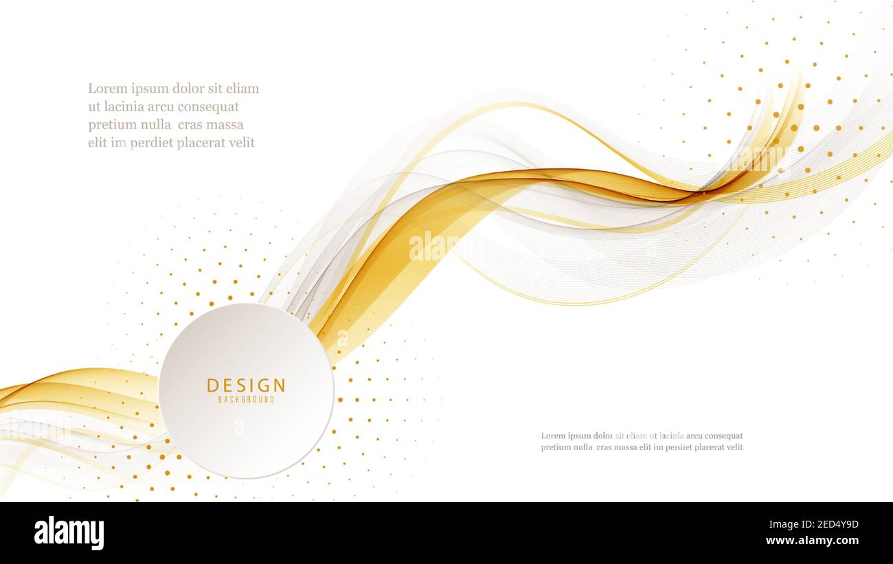 Abstract colorful wave design banner. Smoke wave. Transparent color ...