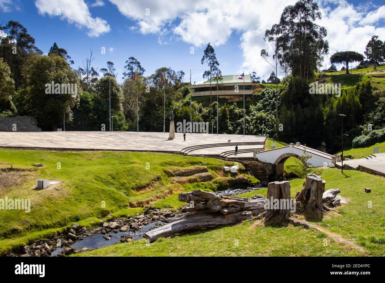 The famous historic Bridge of Boyaca in Colombia. The Colombian ...