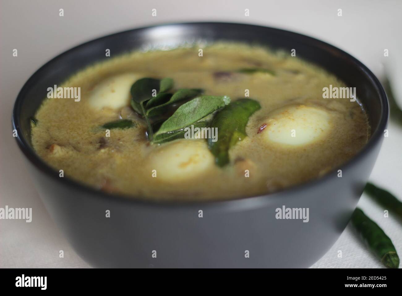 Kerala style Egg Curry With Coconut Milk, also known as Nadan Mutta ...