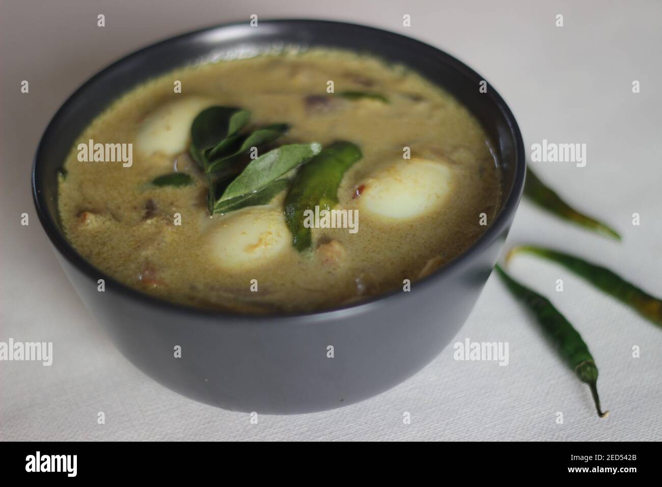 Kerala style Egg Curry With Coconut Milk, also known as Nadan Mutta ...