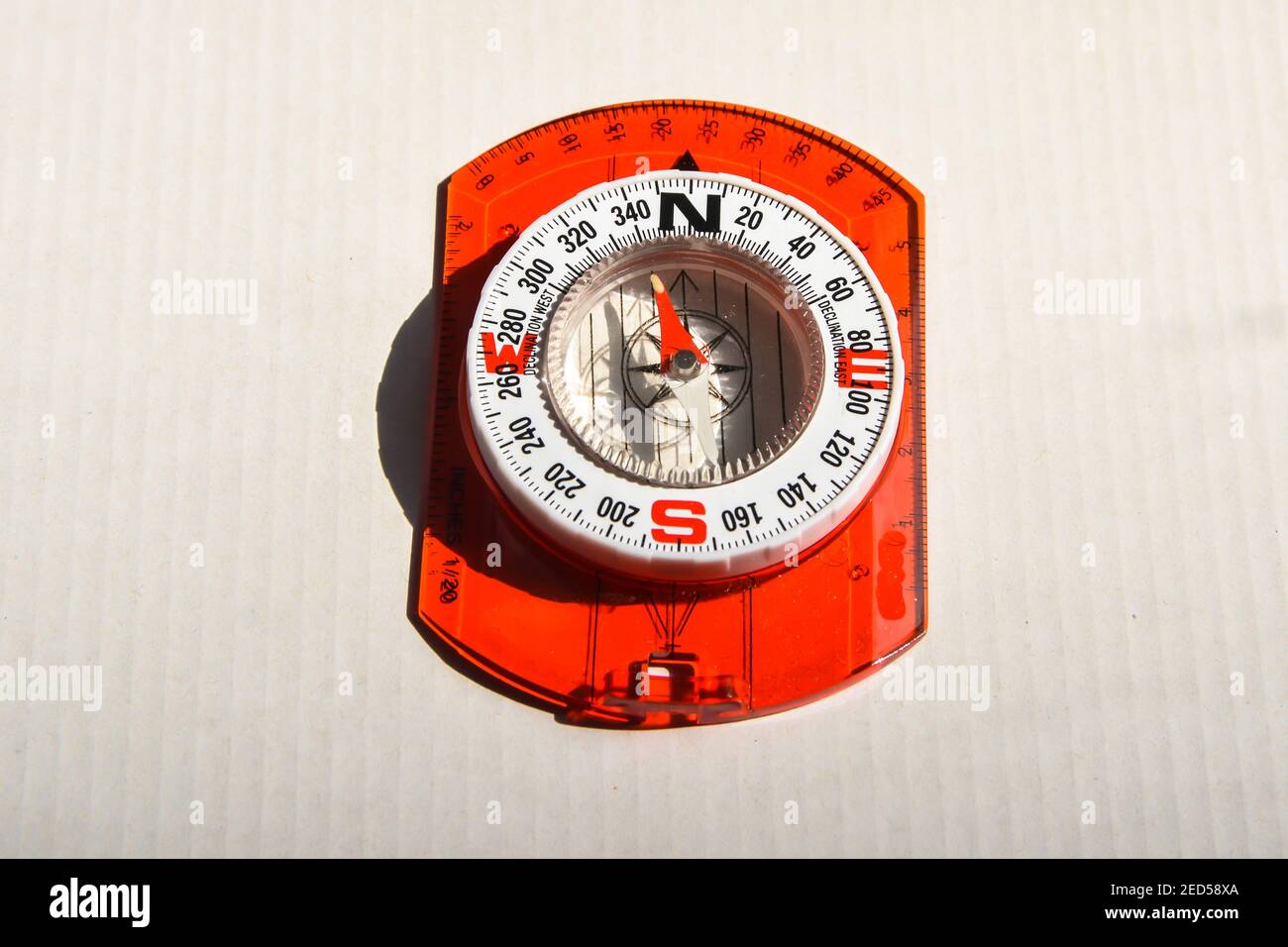 Compass. Magnetic compass on a white background Stock Photo - Alamy