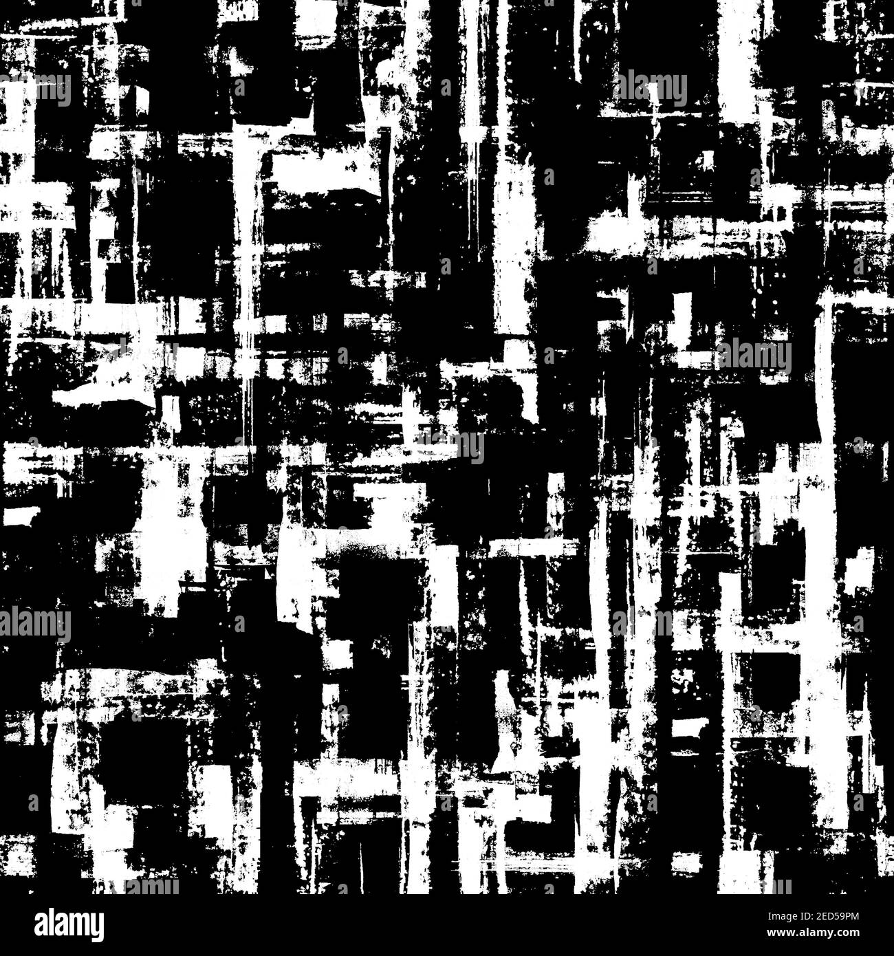 Contemporary art seamless pattern. Abstract grunge geometric shapes ...