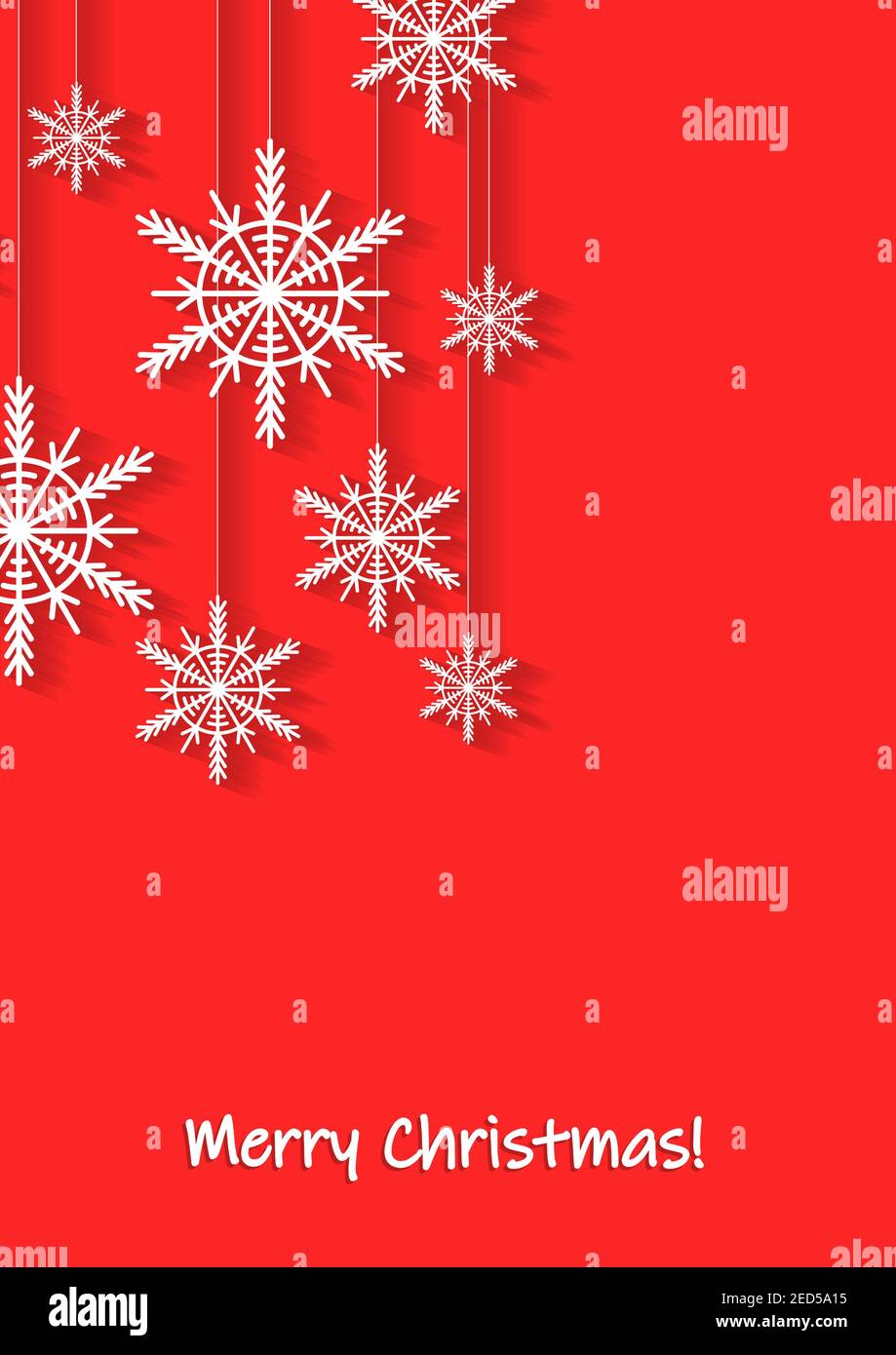 Merry Christmas, holiday, celebration greeting and invitation card ...