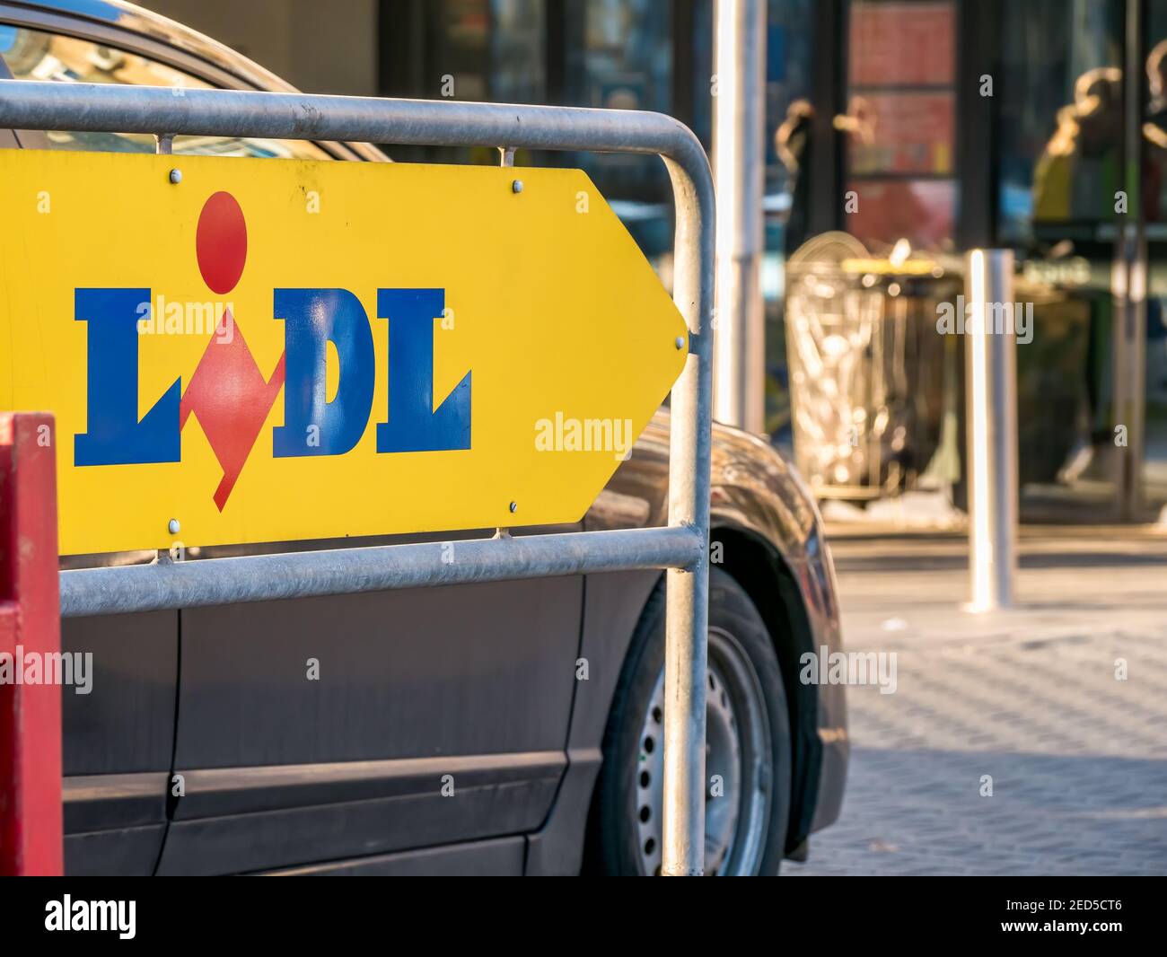 Lidl logo on parking hi-res stock photography and images - Alamy